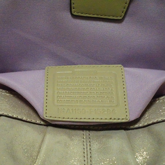 Coach | Bags | Coach A1559f1524 Pleated Leather Shoulder Bag | Poshmark